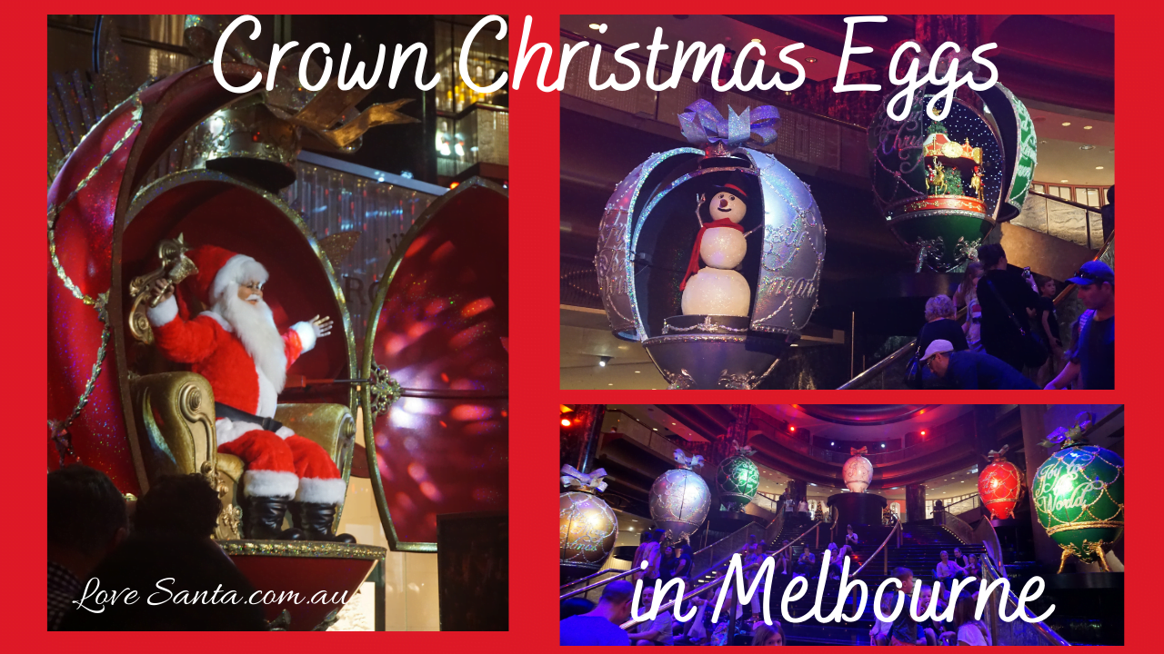 Crown Christmas eggs | Love Santa