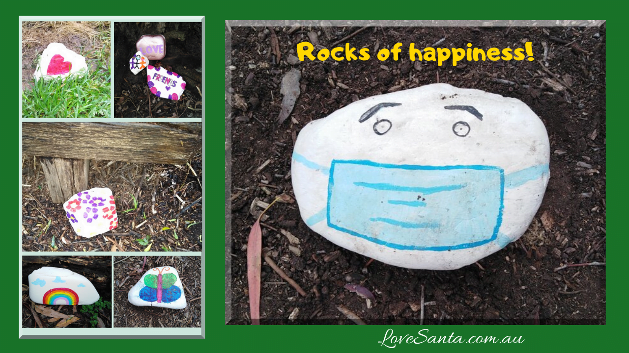 Now, rocks of happiness! | Love Santa