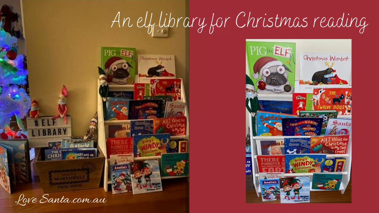 A Christmas elf library | Love Santa