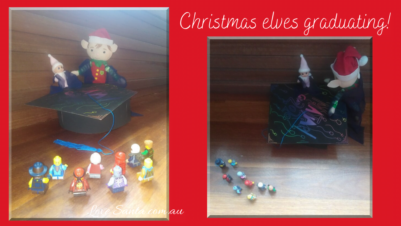 Christmas elves can graduate, too, apparently... | Love Santa