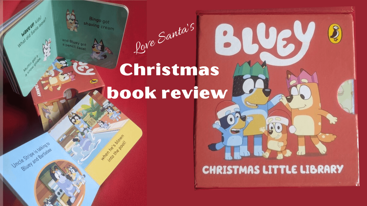Bluey Christmas Little Library ~ book review | Love Santa